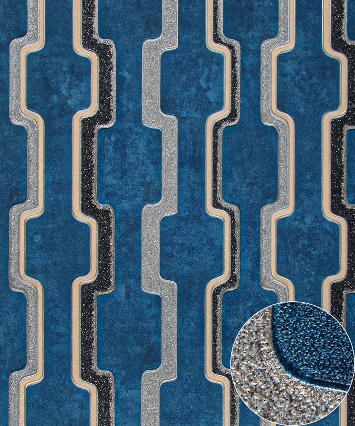 PVC Vinyl Wallpaper Modern 3D Design Waterproof Wallpaper for Living Room